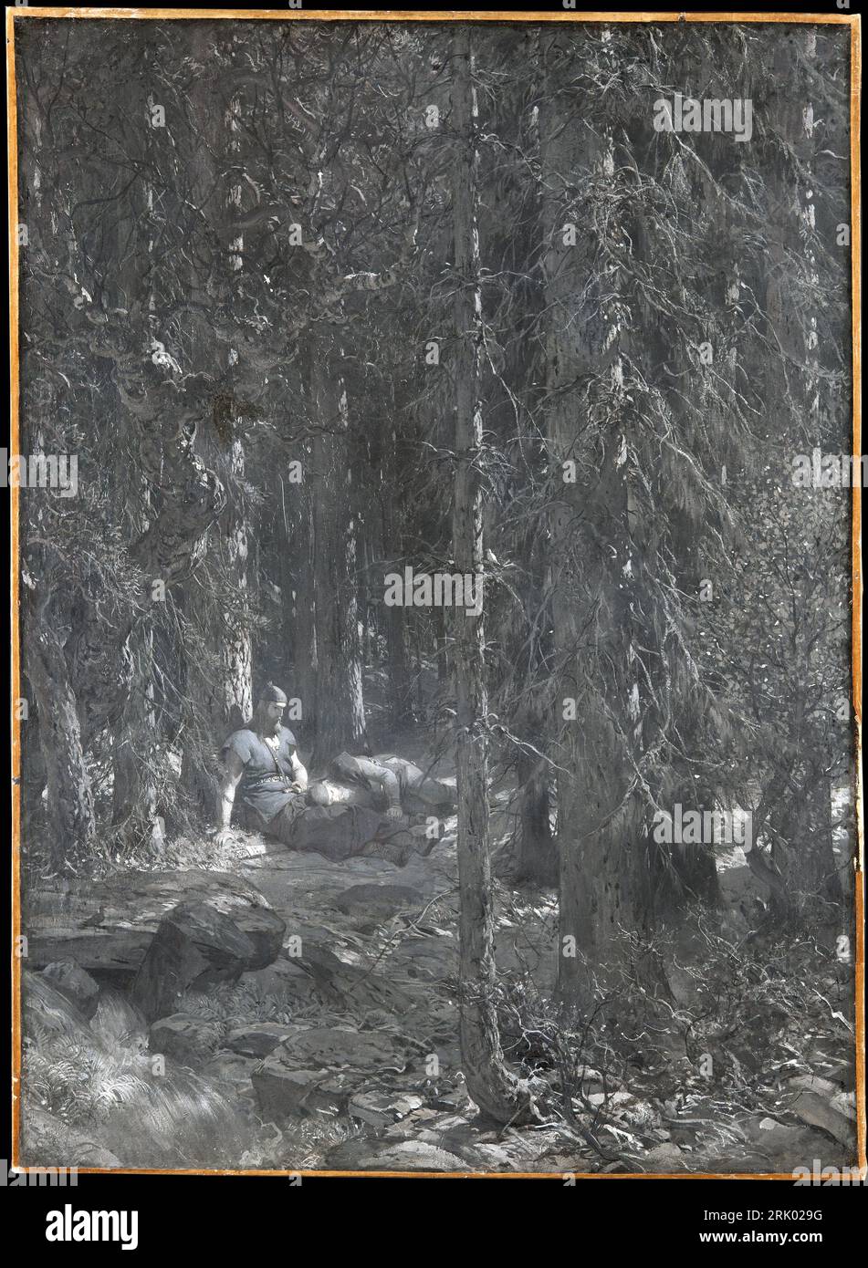 The Temptation of Frithiof 1880s by August Malmström Stock Photo - Alamy