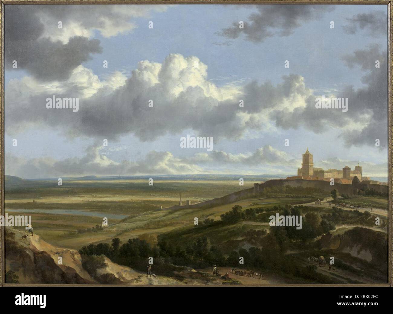 View of Schwanenburg castle at Kleve between 1643 and 1705 by Jan ...