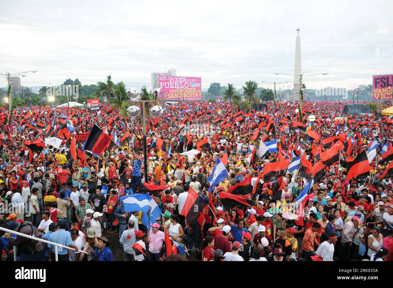 Sandinista national liberation front flags hi-res stock photography and ...