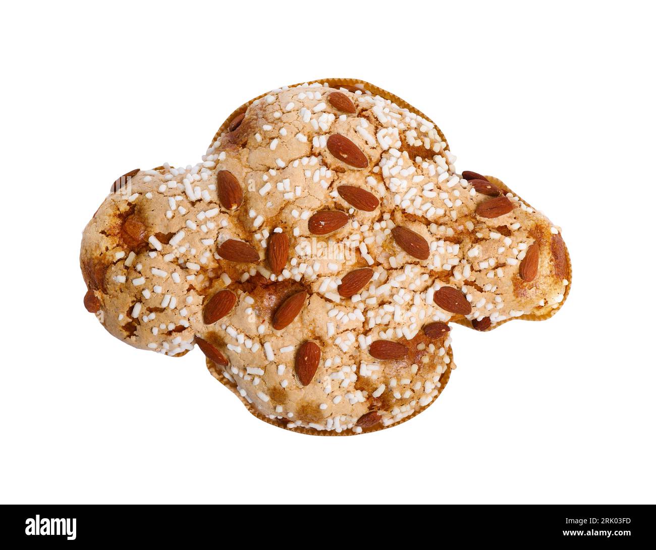 Delicious Italian Easter dove cake (Colomba di Pasqua) decorated with ...