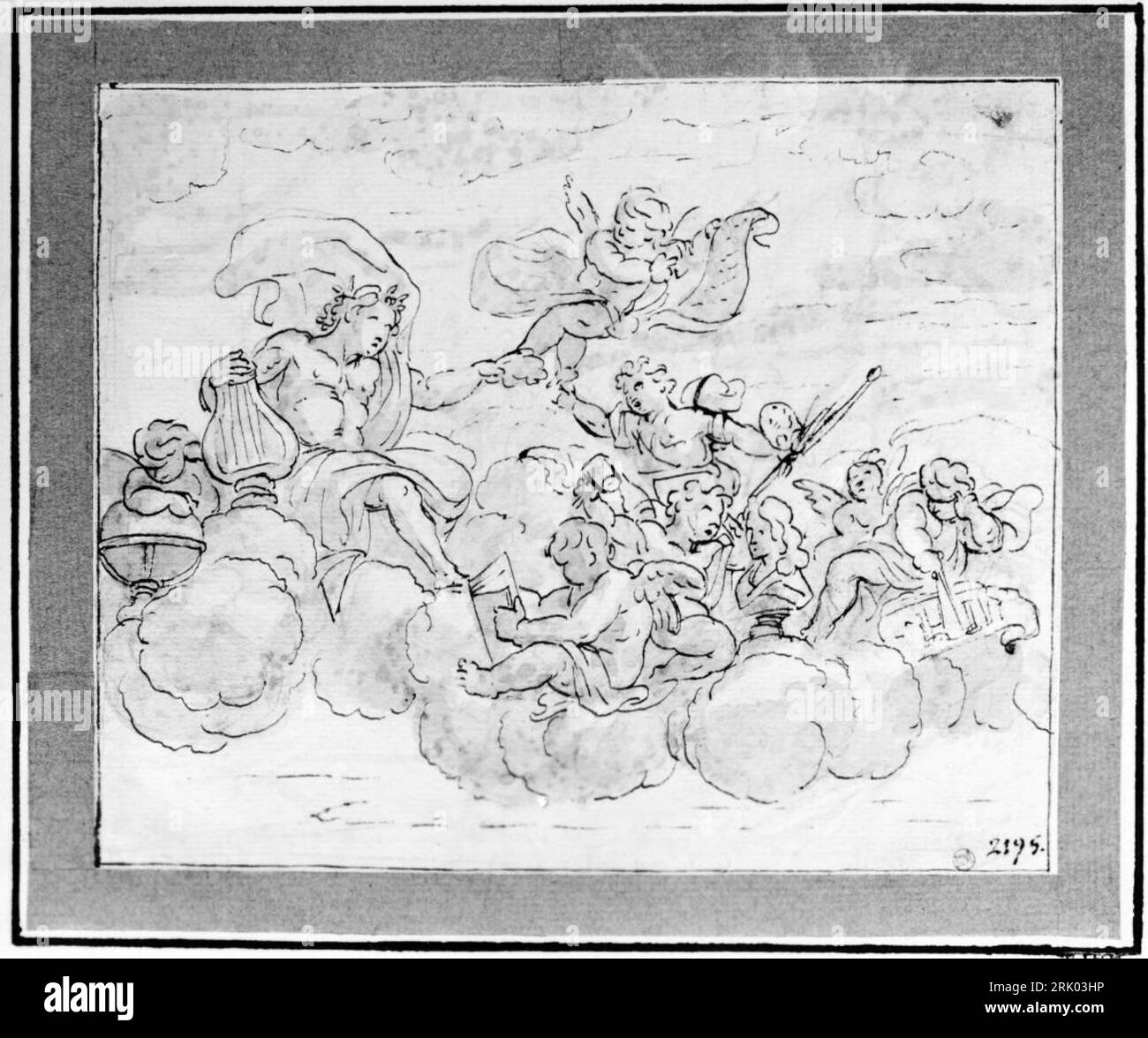 Apollon i kretsen av Konsternas och Vetenskapernas genier by Johan ...