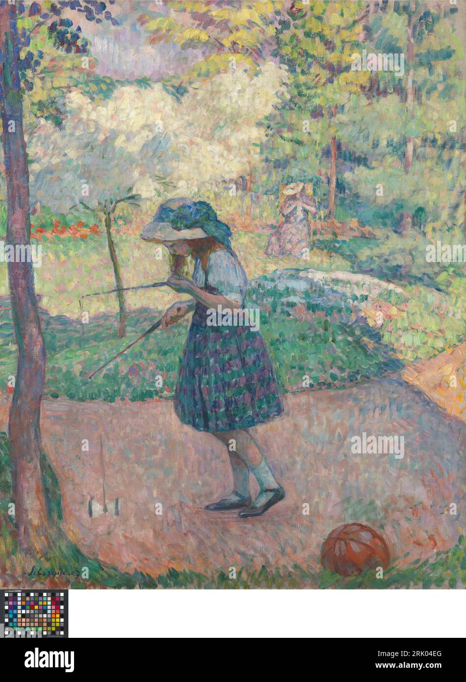The Diabolo Game 1907 by Henri Lebasque Stock Photo - Alamy