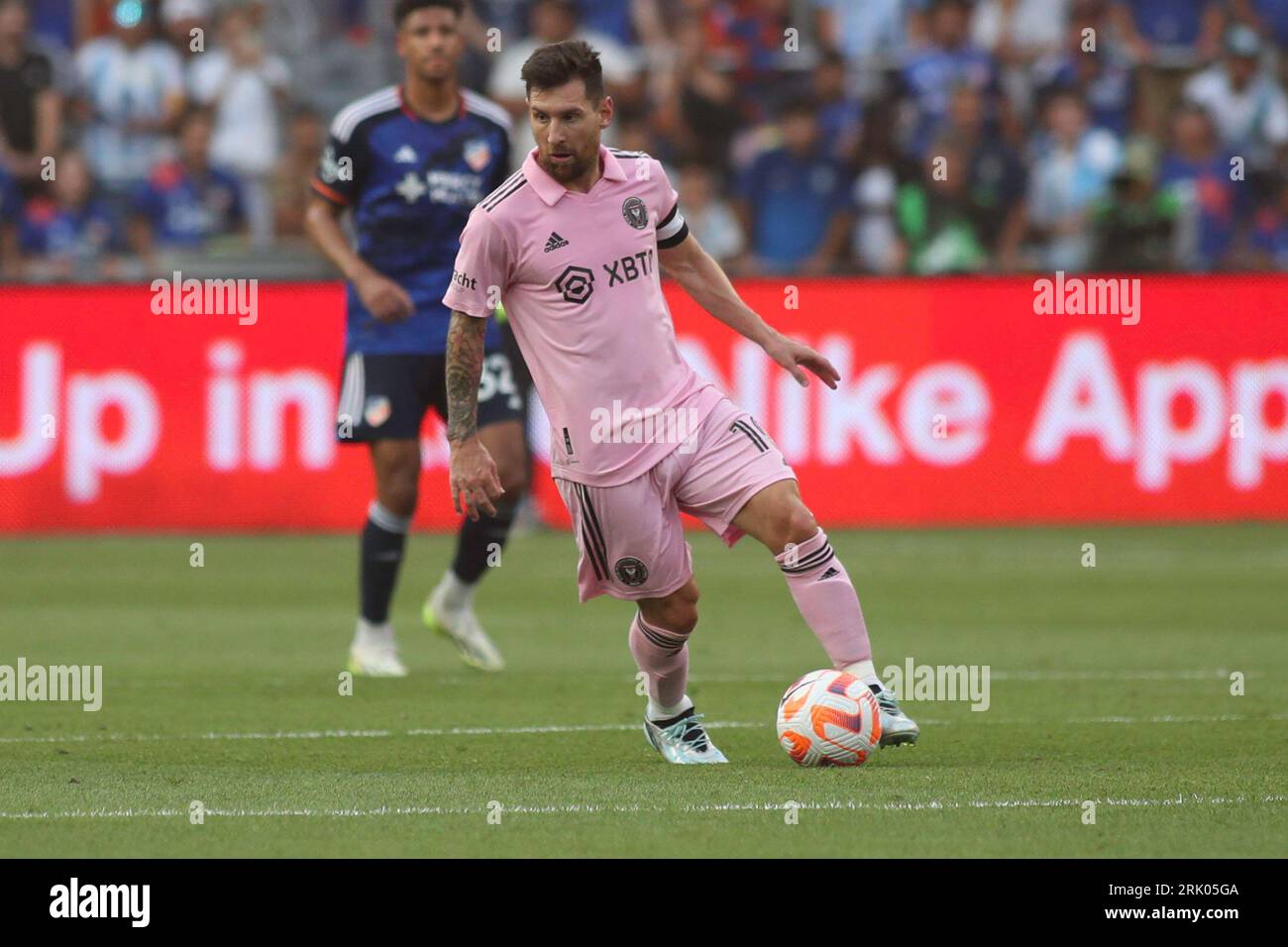 Cincinnati, Ohio, USA. August 23, 2023: Inter Miami CF player Lionel ...
