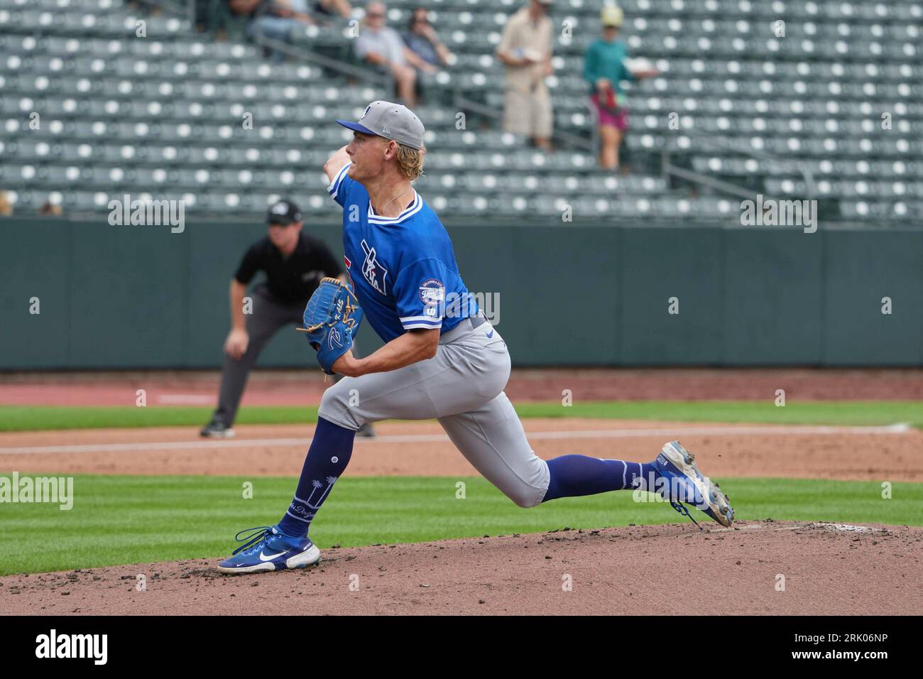 August 20 2023: Oklahoma City pitcher Emmet Sheehan (35) throws a pitch ...