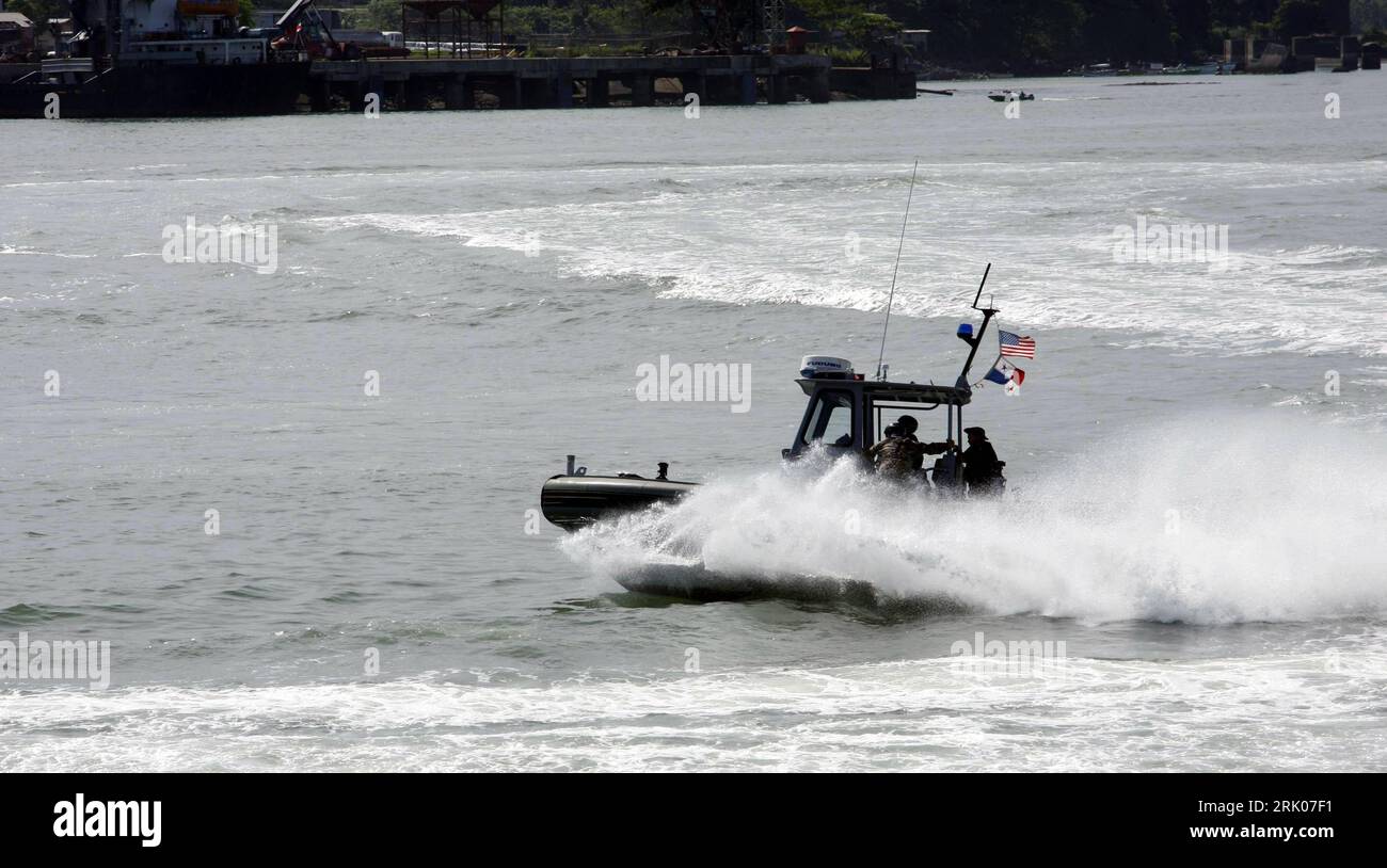 US-Militärübung - Operation Panamax - am Panama-Kanal in Panama Stadt ...