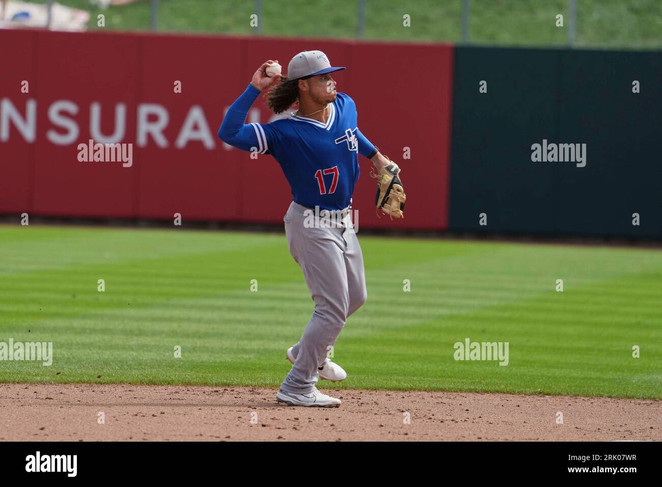 August 20 2023: Oklahoma City shortstop Bryson Brigman (17) makes a ...