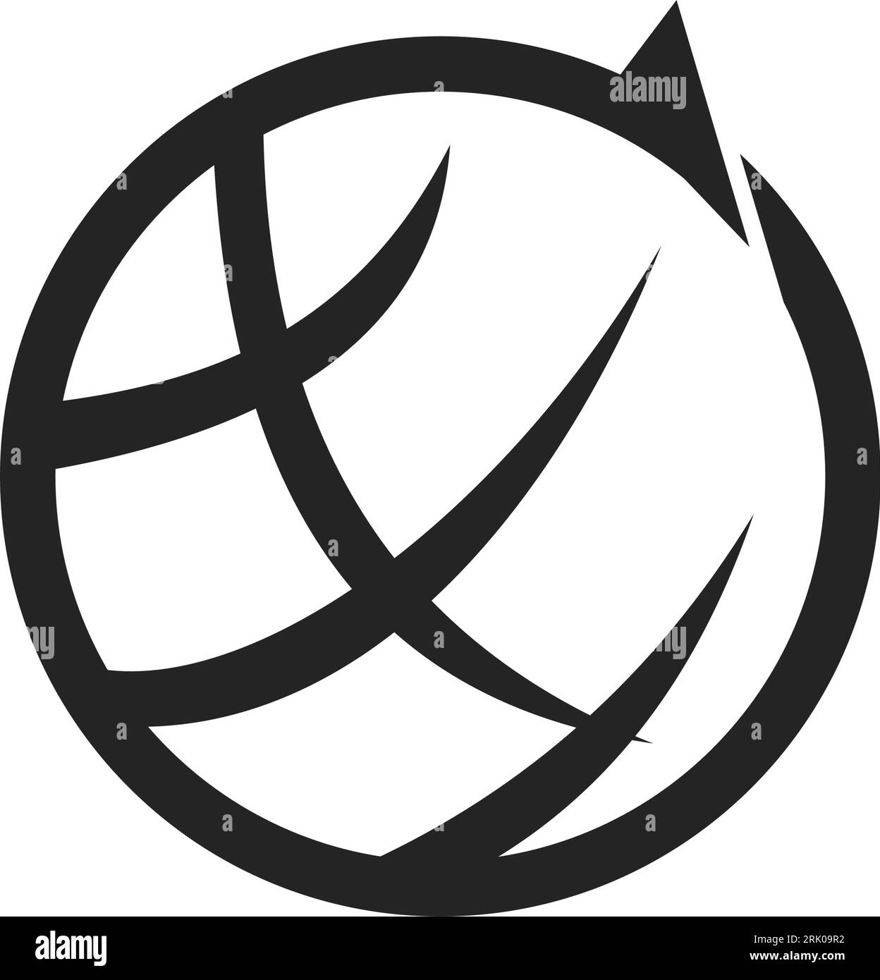 globe abstract logo template Isolated. Brand Identity. Icon Abstract ...
