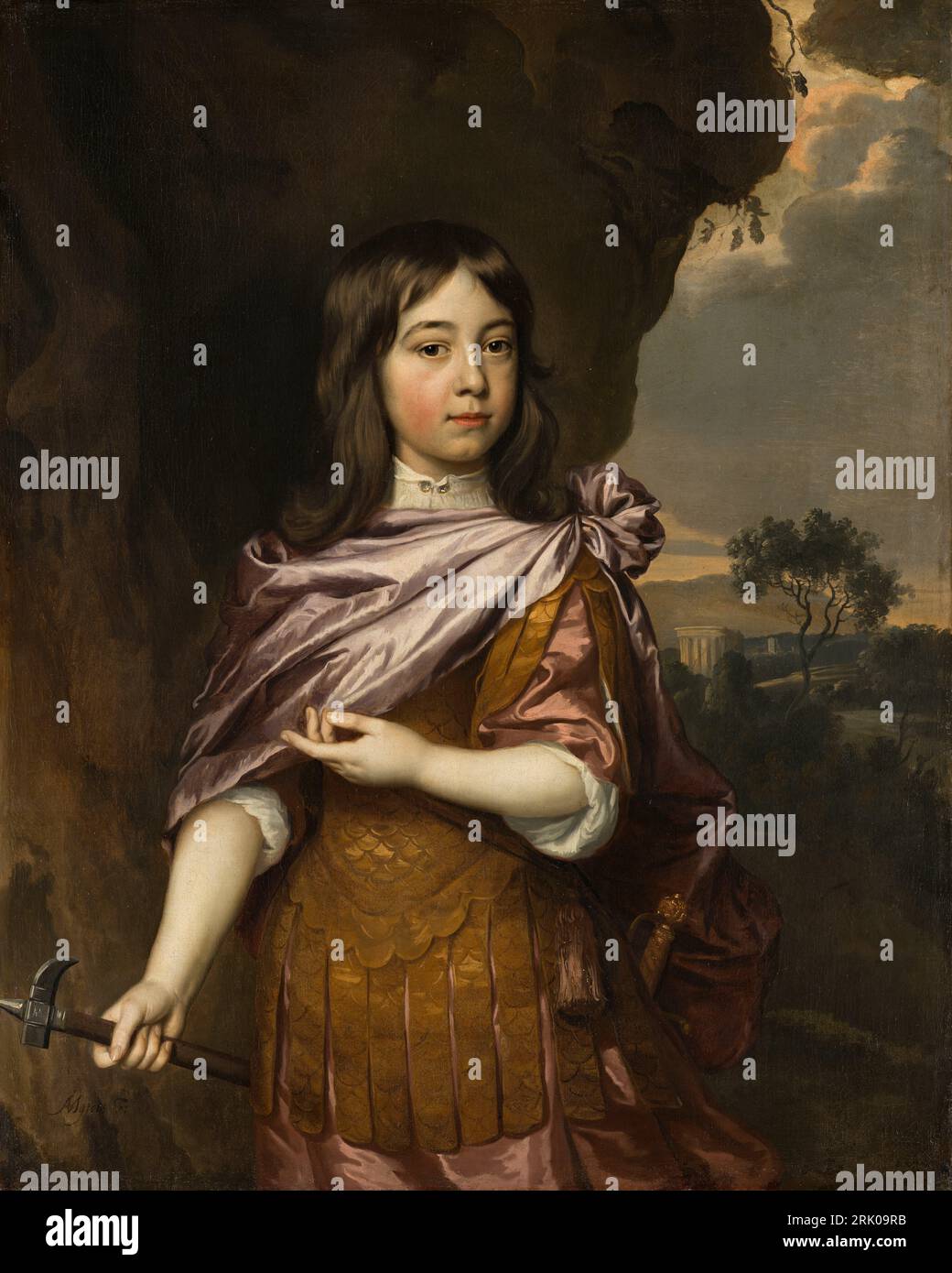 Portrait of Wolfert van Brederode 1663 by Johannes Mytens Stock Photo ...