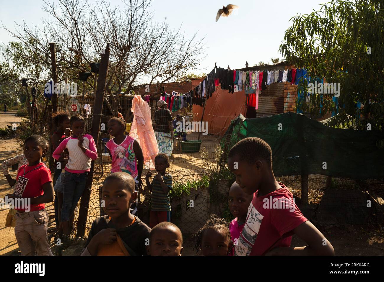 May 18, 2019, eMalahleni, Mpumalanga, South Africa: Children play ...