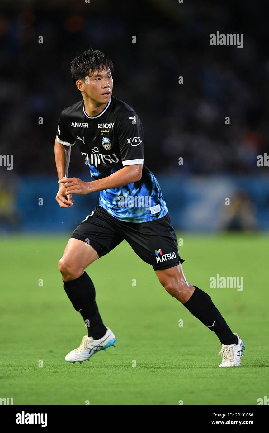 Kanagawa, Japan. 12th Aug, 2023. Kawasaki Frontale's Miki Yamane during the 2023 J1 League match ...