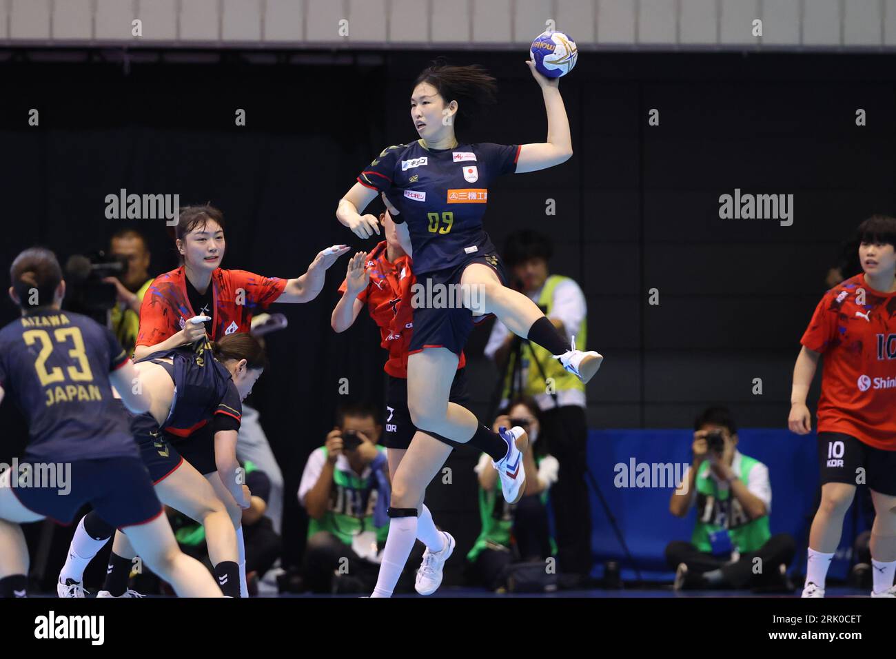 Maeda Housing Higashi Ward Sports Center, Hiroshima, Japan. 23rd Aug ...