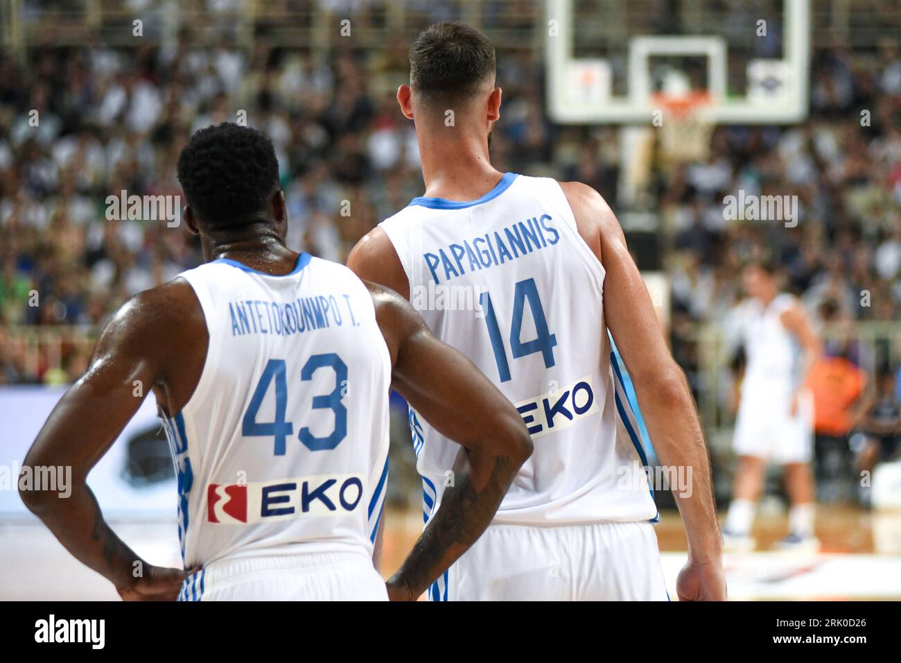 Thanasis Antetokounmpo and Georgios Papagiannis (Greece National Team Stock Photo - Alamy
