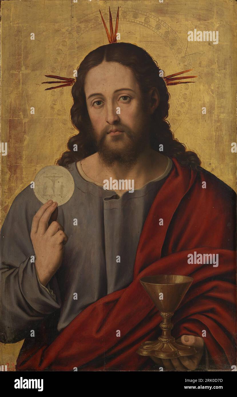 Christ the Saviour with the Eucharist between circa 1545 and circa 1550 ...