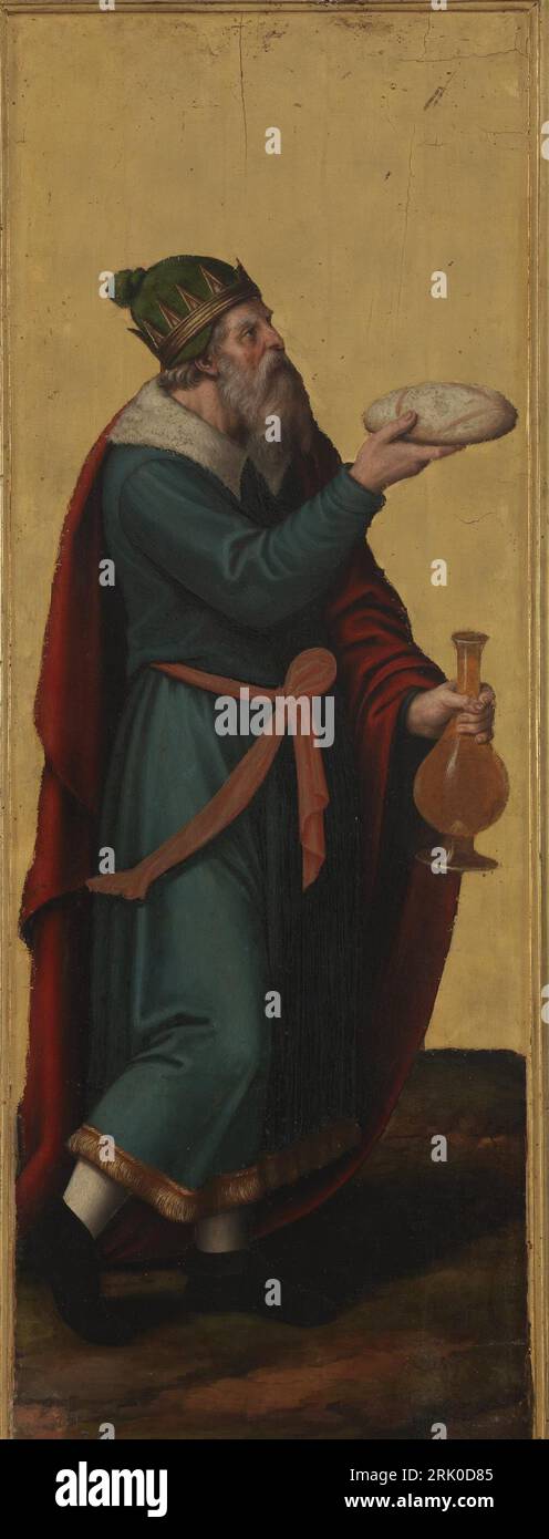 Melchizedek King of Salem between circa 1545 and circa 1550 by Juan de ...