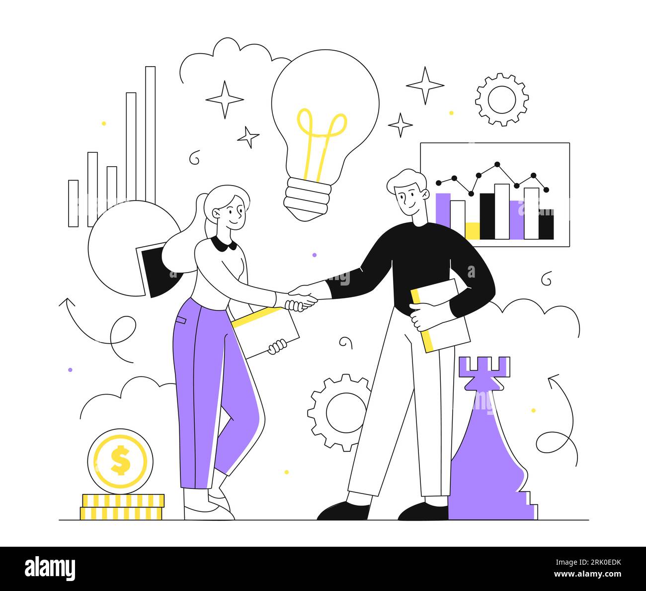 Diplomacy scene Stock Vector Images - Alamy