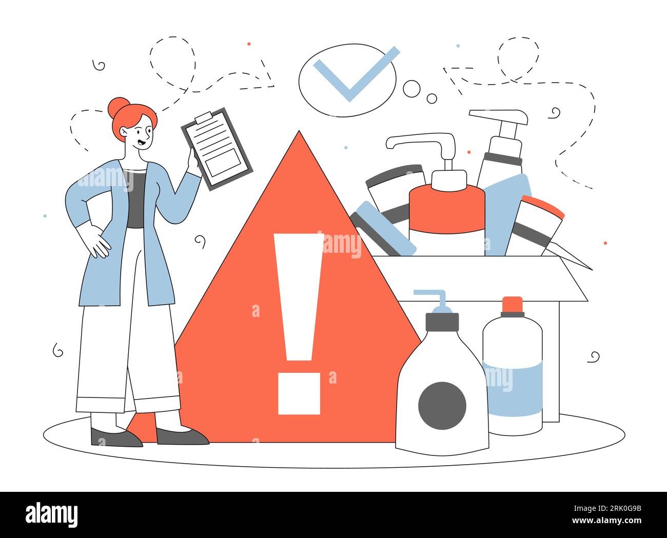 Product safety management vector line concept Stock Vector Image & Art ...