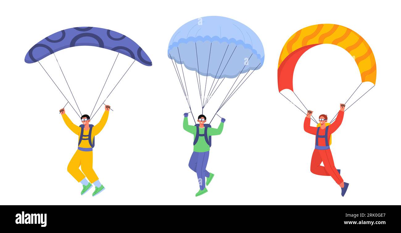Skydivers jump Cut Out Stock Images & Pictures - Alamy
