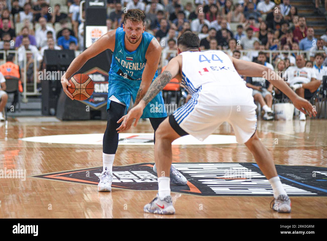 Luka Doncic (Slovenia National Team) against Greece Stock Photo - Alamy