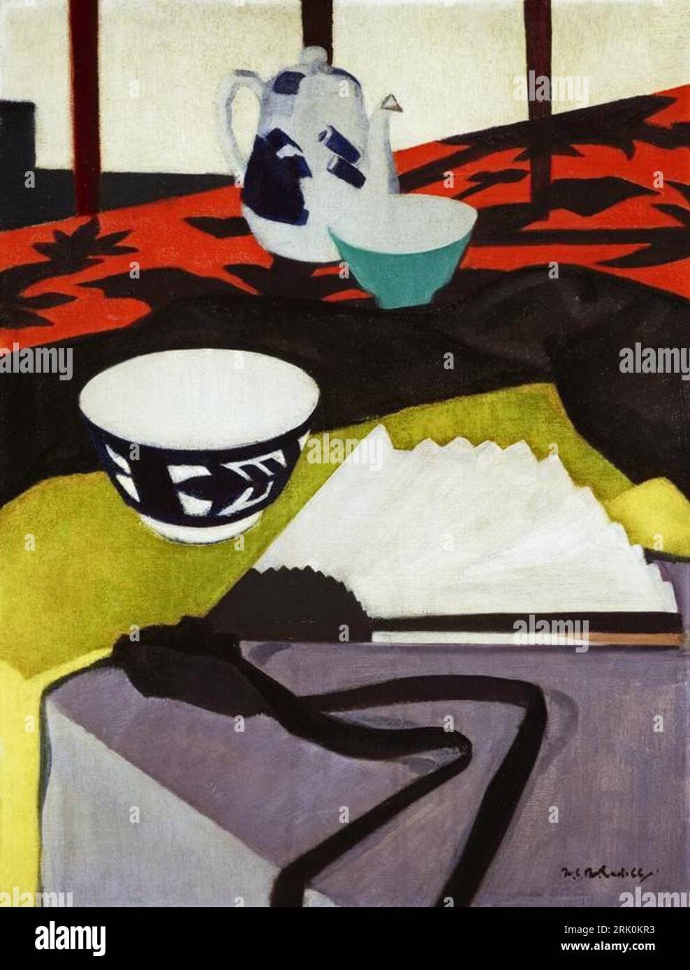 Still Life (The Grey Fan) between circa 1920 and circa 1925 by Francis ...