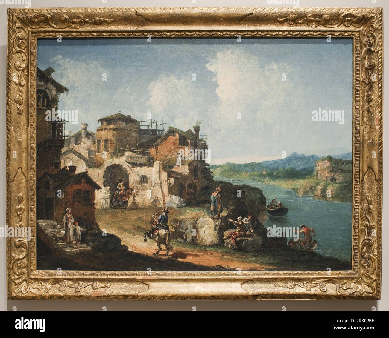 Landscape Capriccio between circa 1730 and circa 1740 by Michele ...