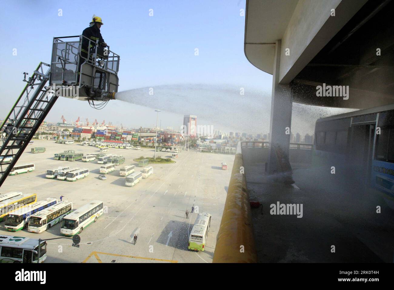 Fireman bus hi-res stock photography and images - Alamy