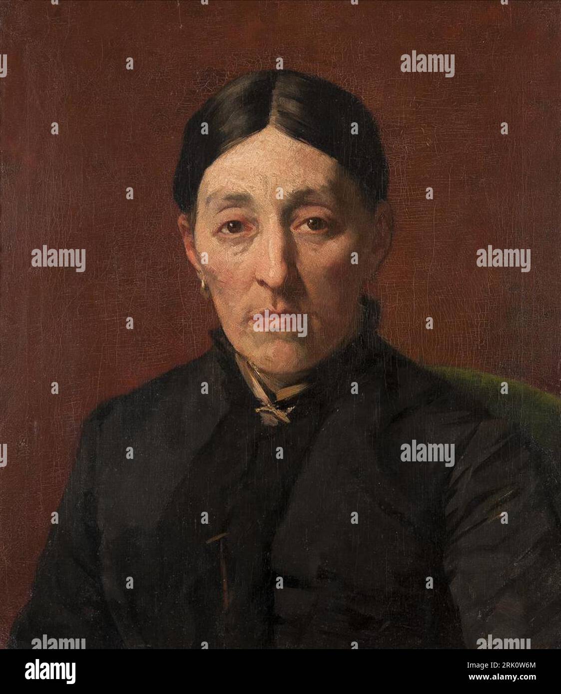 Portrait of Dina Bendien (1832-1897) between 1885 and 1890 by Eduard ...