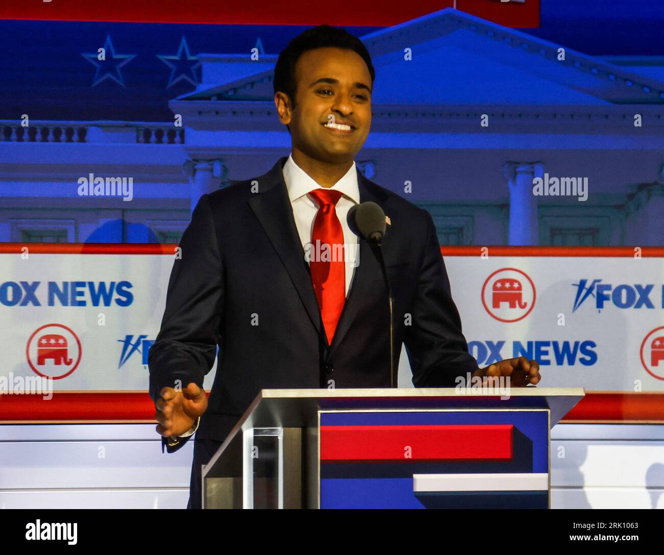 Milwaukee, United States. 23rd Aug, 2023. Republican presidential ...