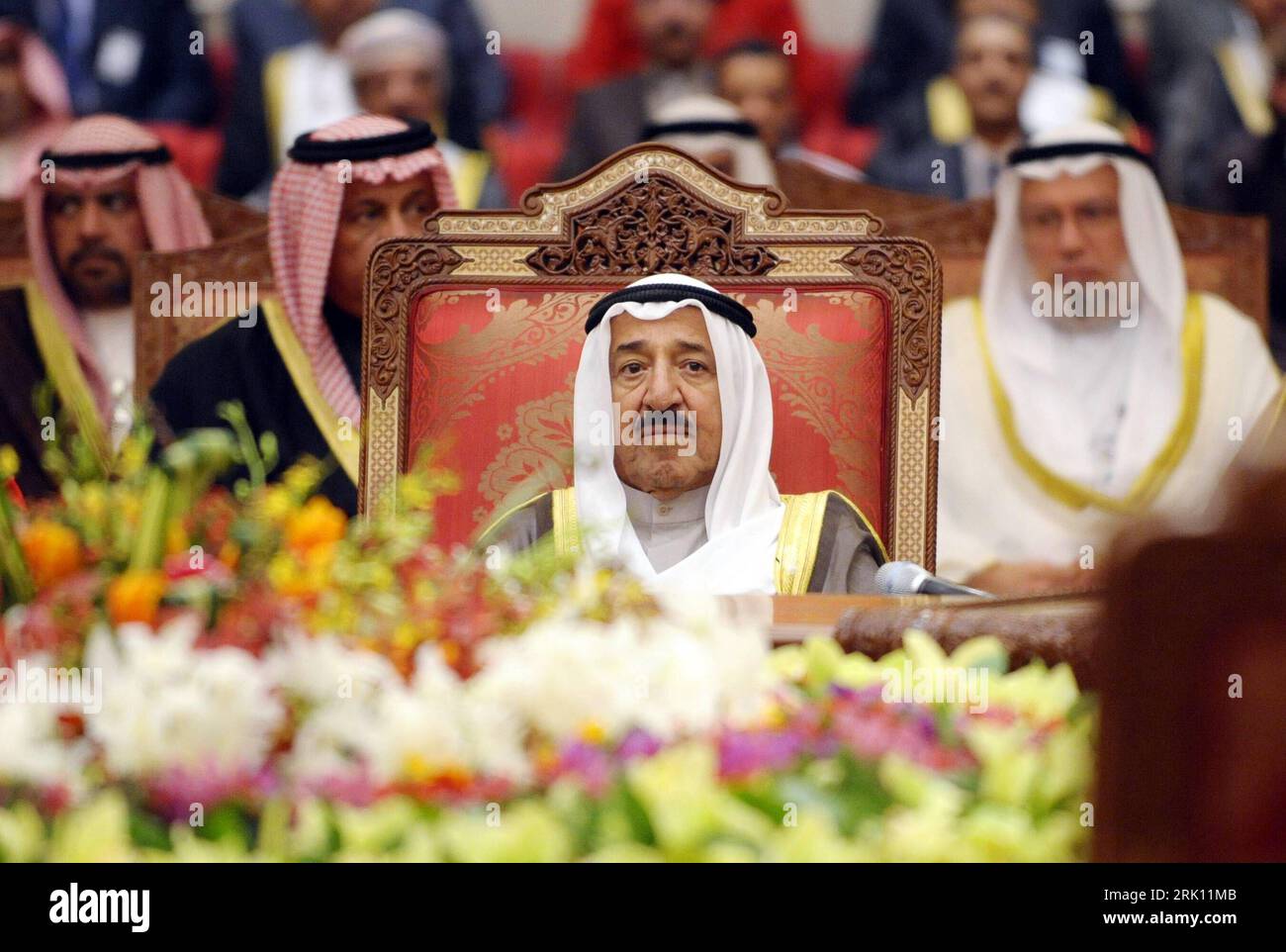 Emir Sheikh Sabah al-Ahmad al-Jaber al-Sabah Kuwait anlässlich des 29 ...