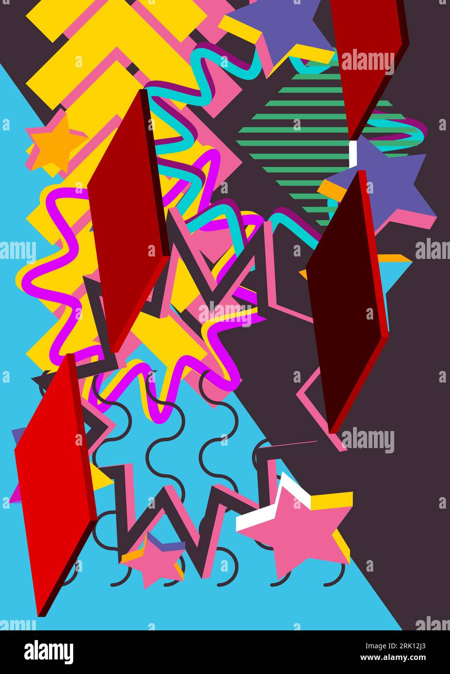 Abstract geometrical graphic deluxe background. Minimal geometric ...