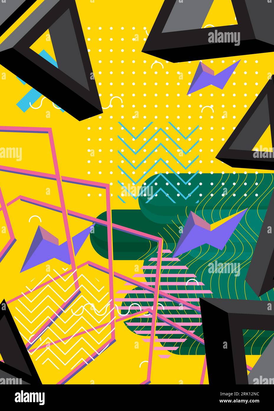 Abstract geometrical graphic deluxe background. Minimal geometric ...