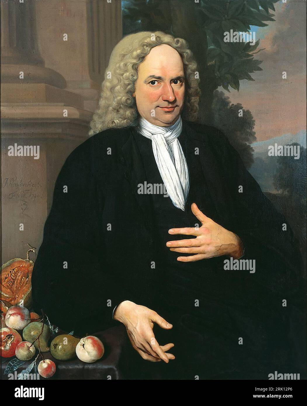 Portrait of Izak van Delden (?-?), echtgenoot van Sara de Boser (?-1743) 1720 by Jan Abel ...