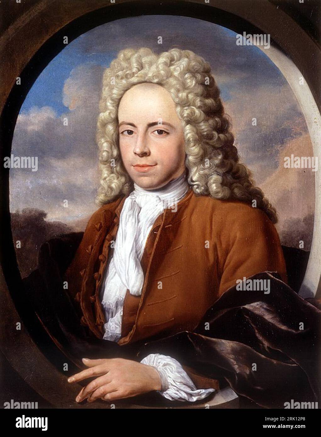 Portrait of Jan van Delden (?-1770), echtgenoot van Sophia de Boser (?-1758), zoon van Izak van ...