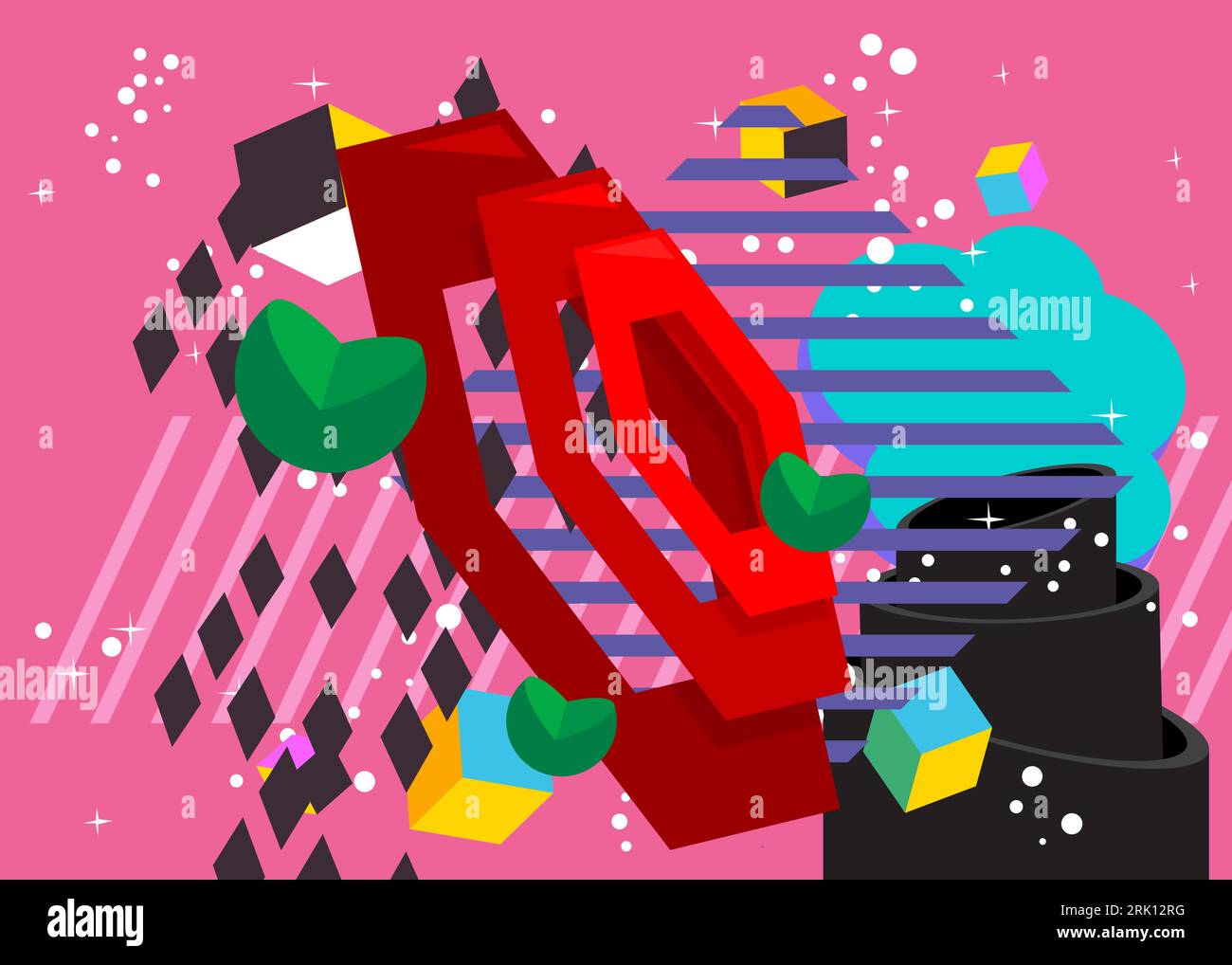 Abstract geometrical graphic deluxe background. Minimal geometric ...