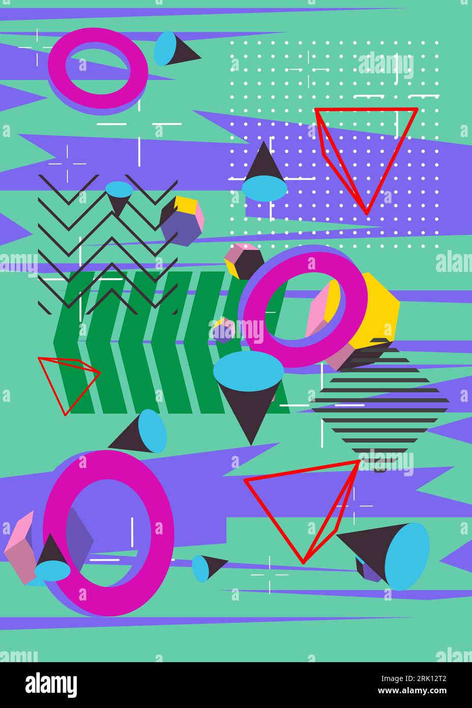 Abstract geometrical graphic deluxe background. Minimal geometric ...