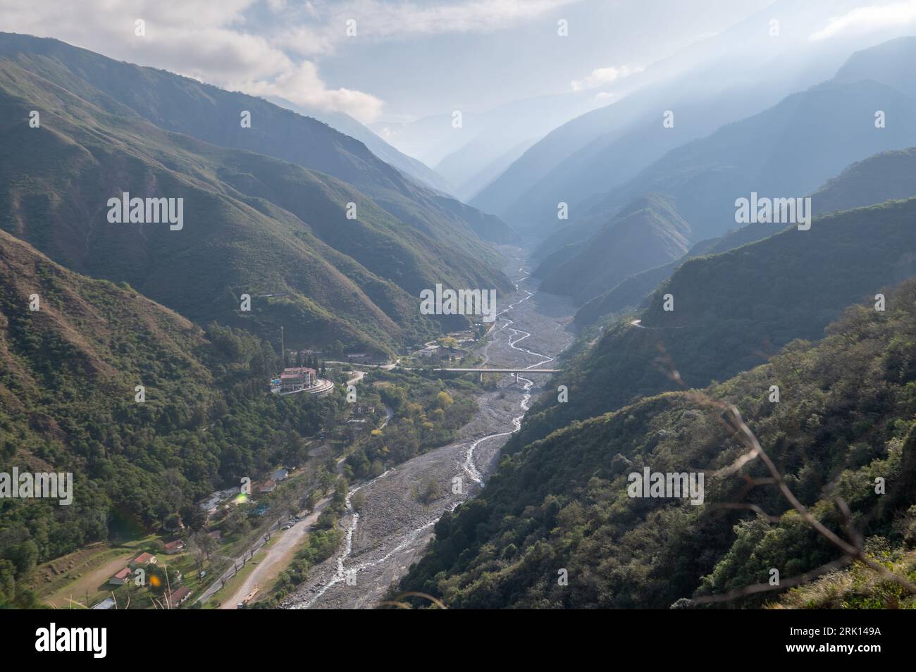 Termas de Reyes viewpoint in the province of Jujuy in the Argentine ...