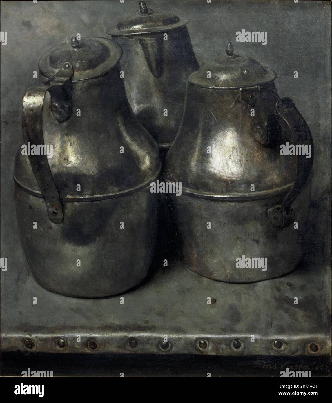 Blikken kannen 1905 by Floris Verster Stock Photo - Alamy