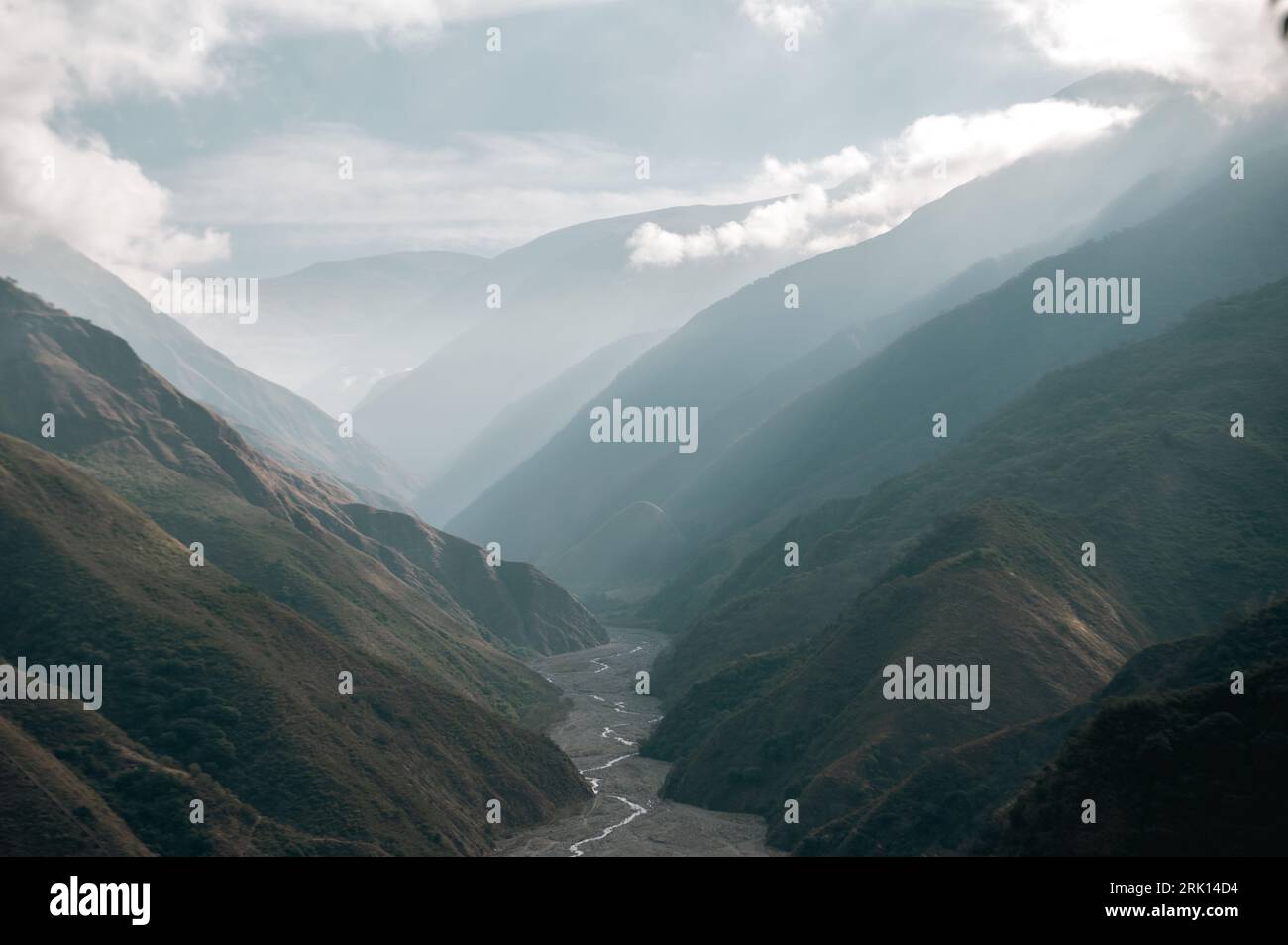Termas de Reyes viewpoint in the province of Jujuy in the Argentine ...