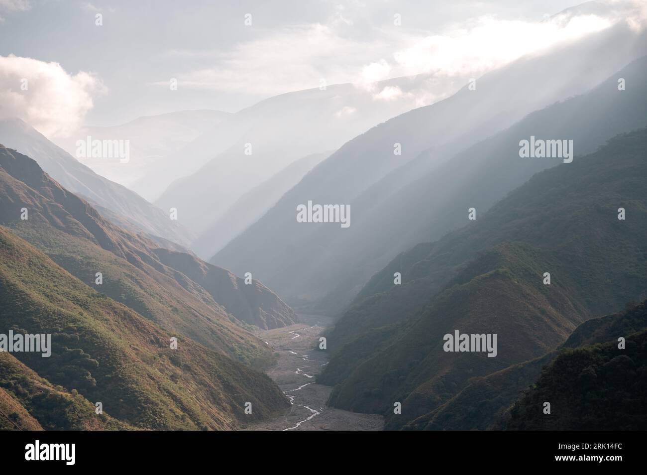 Termas de Reyes viewpoint in the province of Jujuy in the Argentine ...