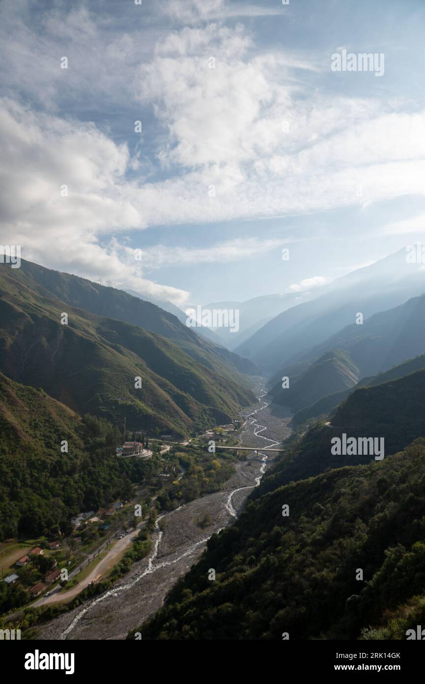 Termas de Reyes viewpoint in the province of Jujuy in the Argentine ...
