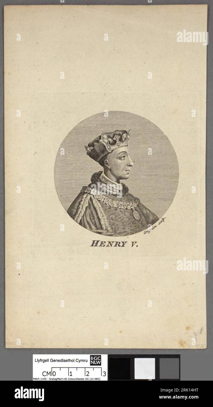 Henry V before 1804 by Charles Grignion the Elder Stock Photo - Alamy