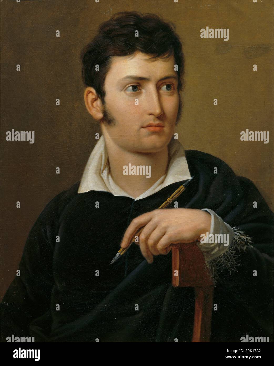 Self-portrait 19th century by Josef Rebell Stock Photo - Alamy