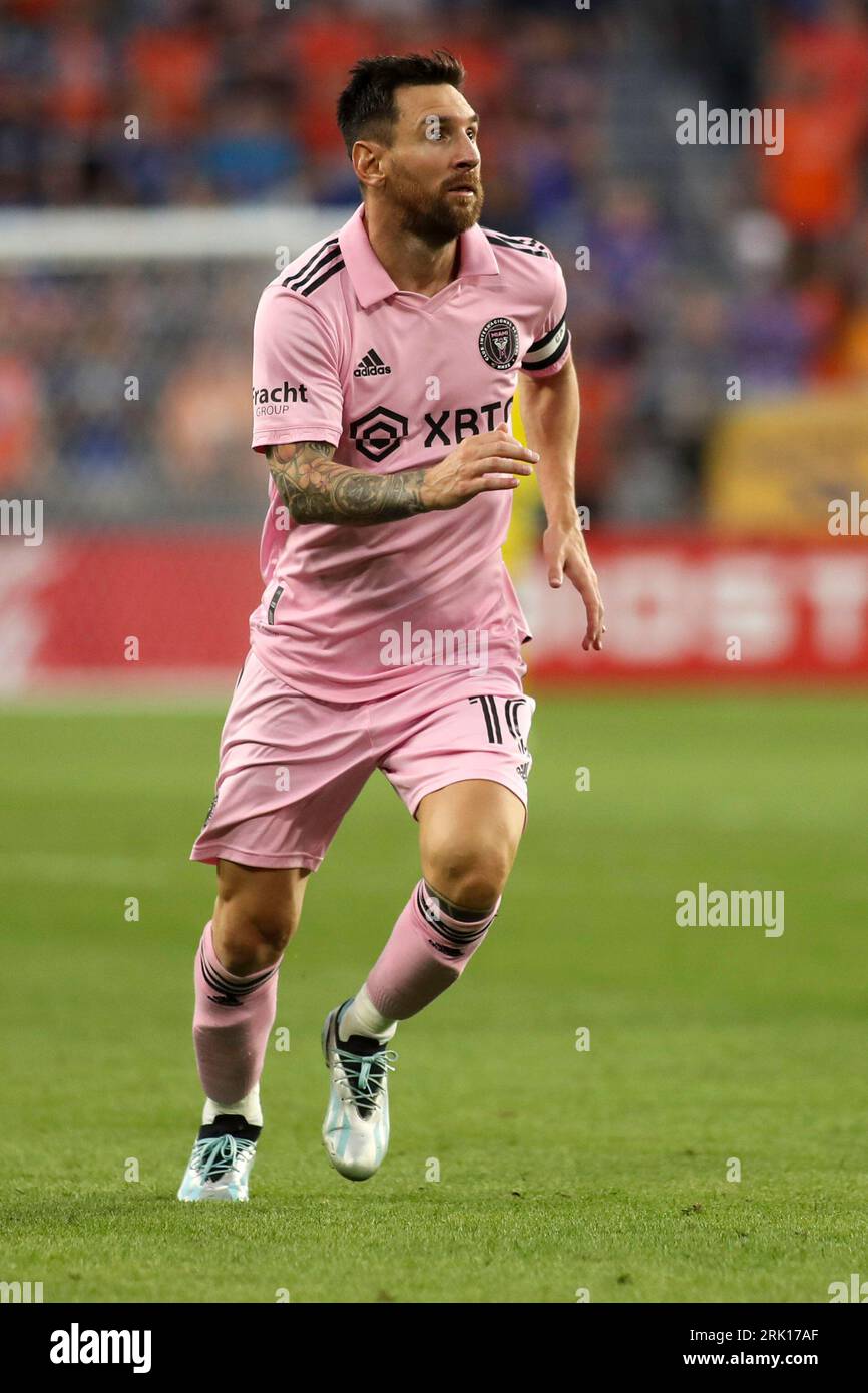 Cincinnati, Ohio, USA. August 23, 2023: Inter Miami CF player Lionel ...