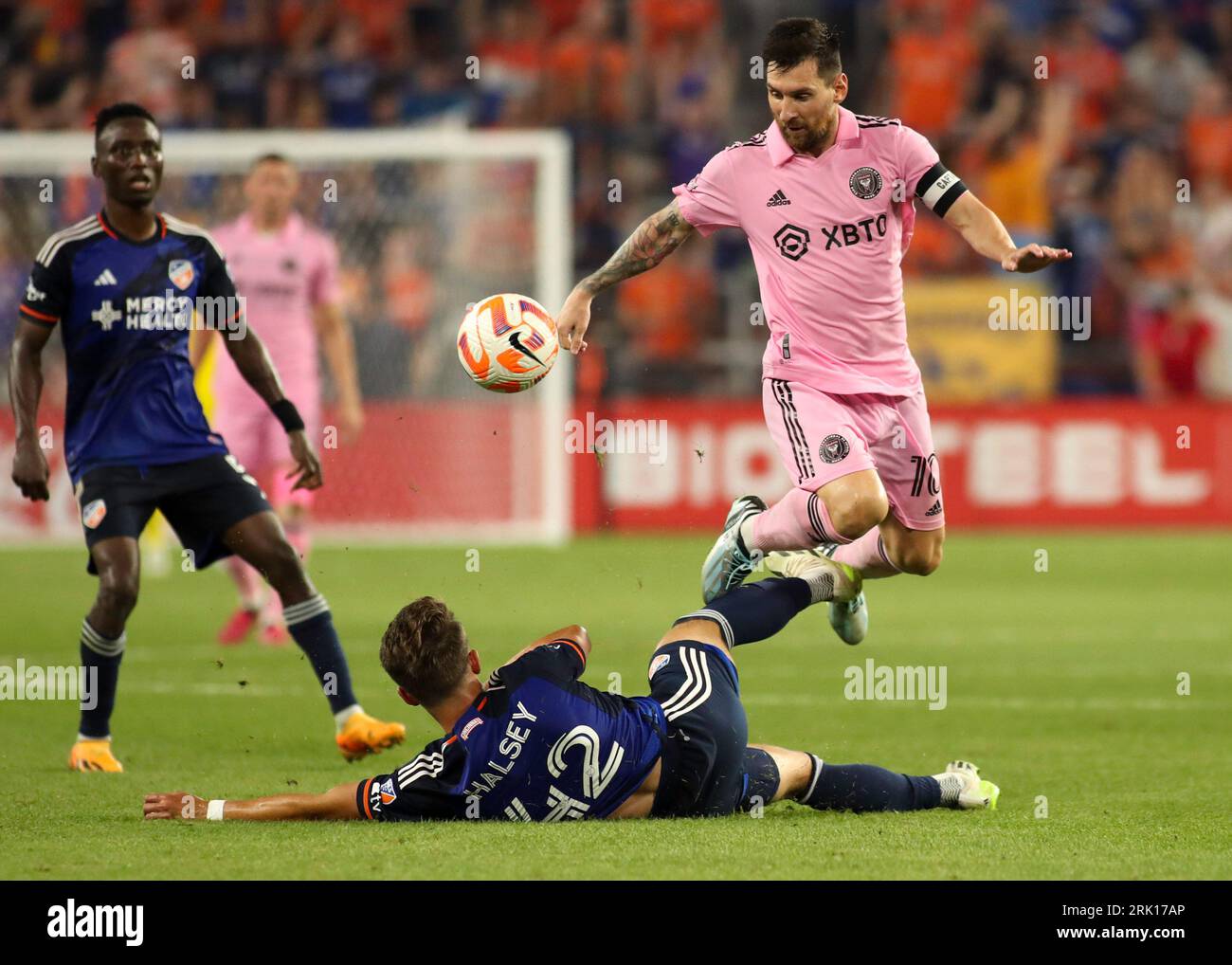 Cincinnati, Ohio, USA. August 23, 2023: Inter Miami CF player Lionel ...