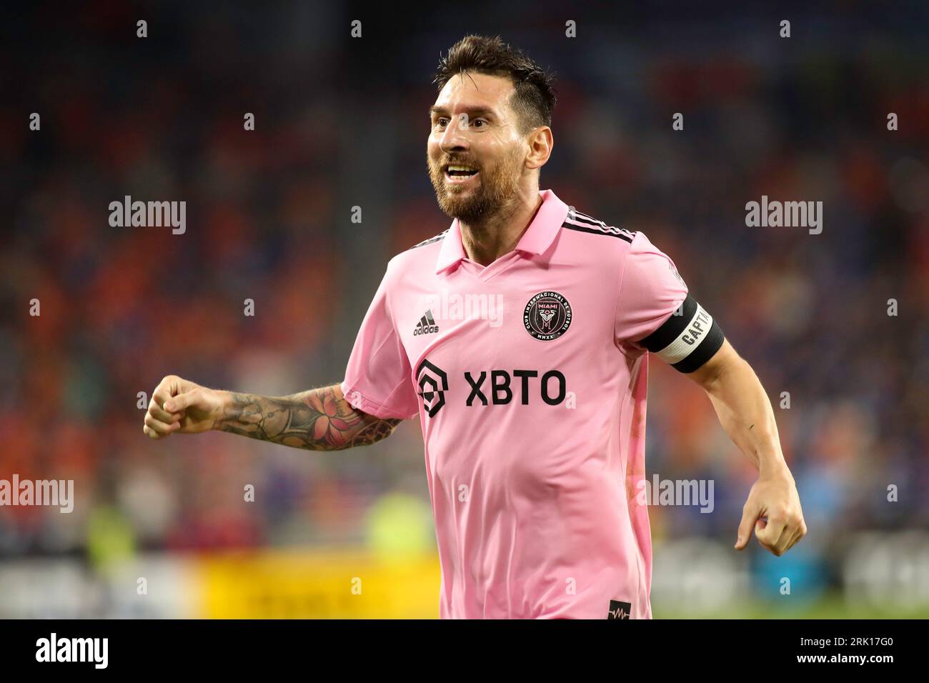 Cincinnati, Ohio, USA. August 23, 2023: Inter Miami CF player Lionel ...