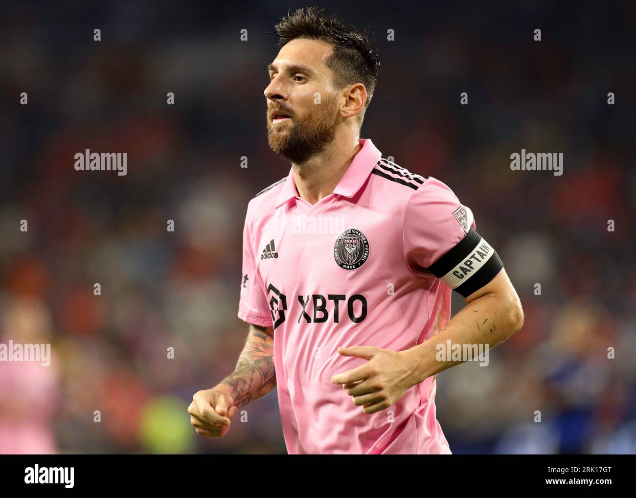 Cincinnati, Ohio, USA. August 23, 2023: Inter Miami CF player Lionel ...