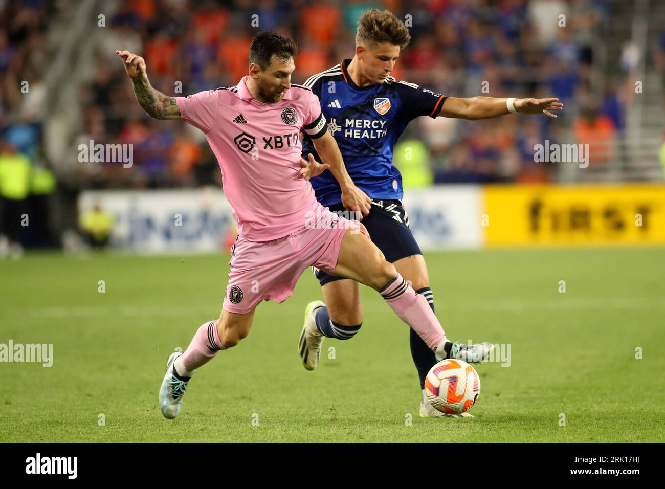 Cincinnati, Ohio, USA. August 23, 2023: Inter Miami CF player Lionel ...