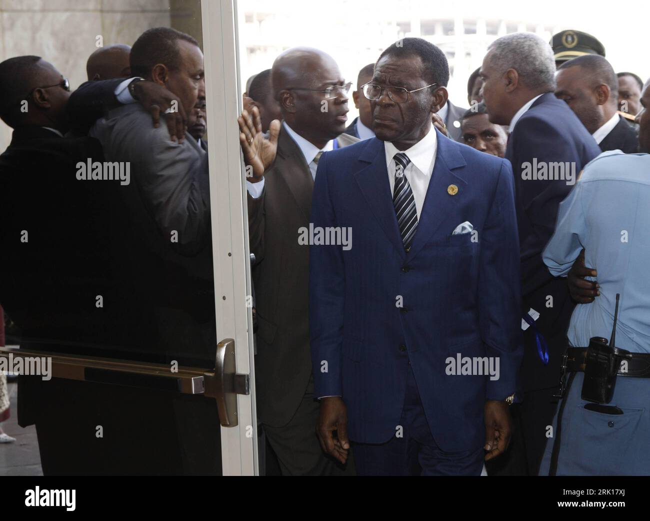 Equatorial guinea president teodoro obiang nguema mbasogo hi-res stock ...
