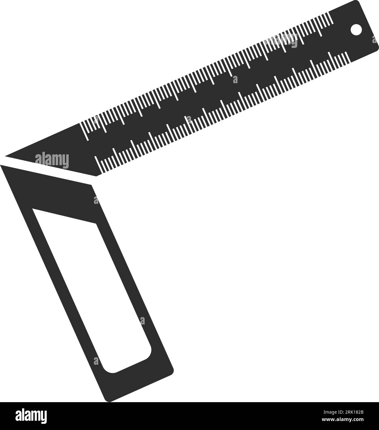 Setsquare vector vectors hi-res stock photography and images - Alamy