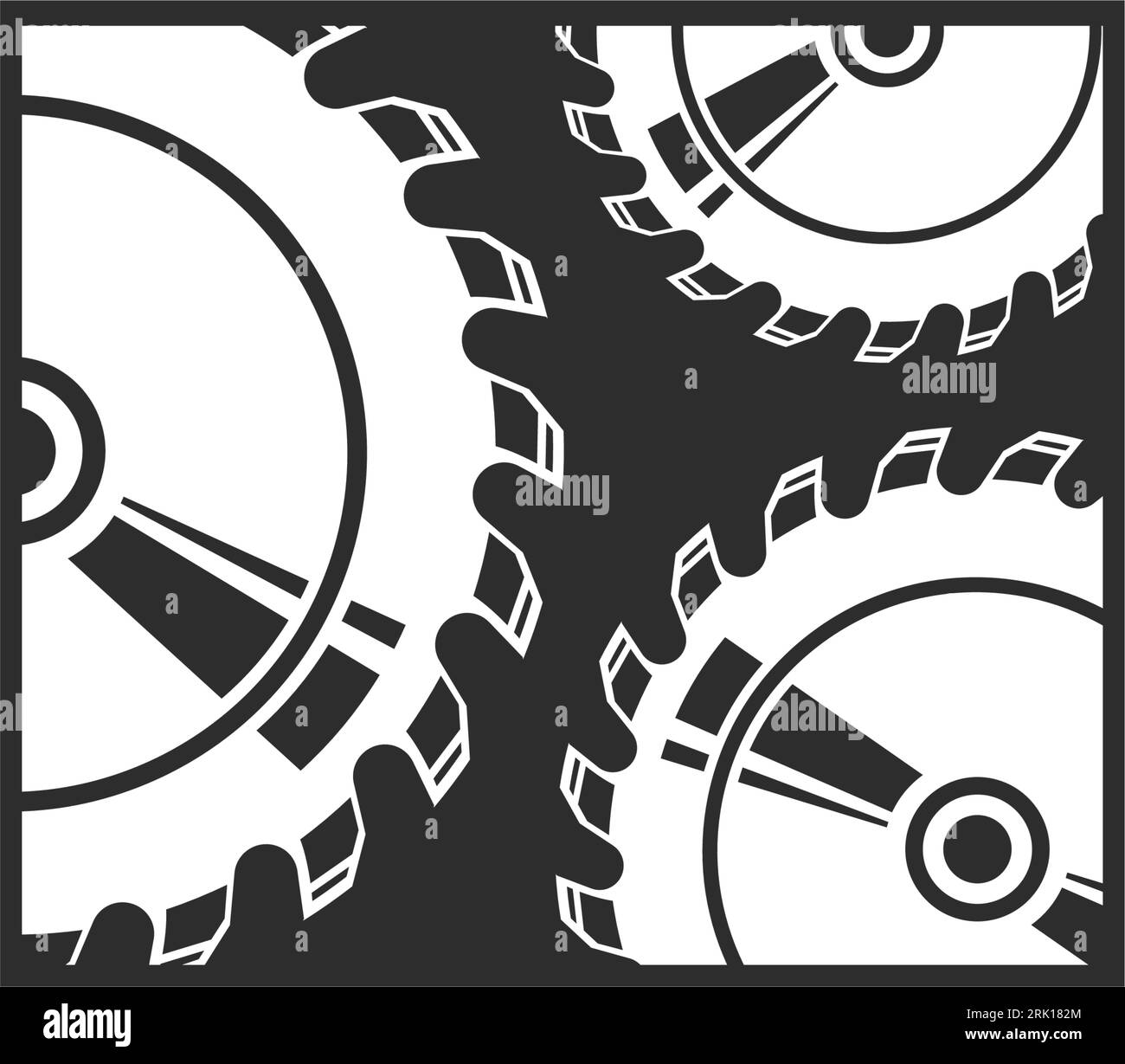 Circular Saw Blade Vector Illustration Design Template Stock Vector Image And Art Alamy