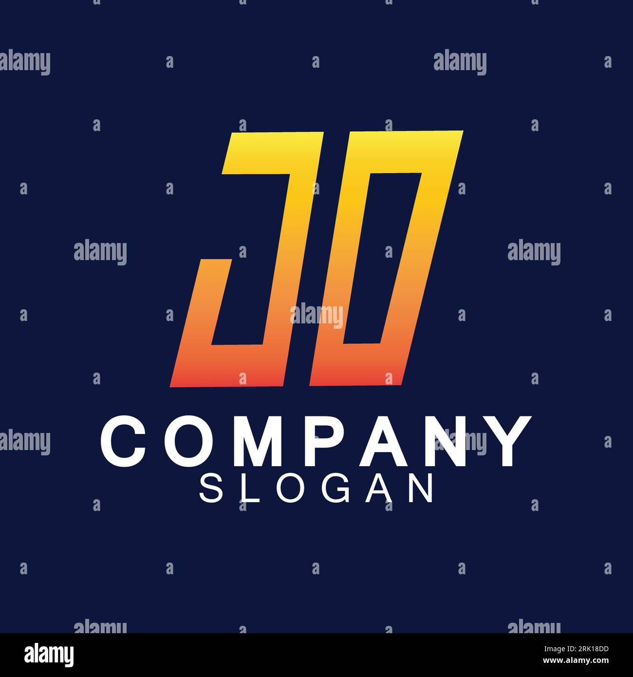 Initial jd logo hi-res stock photography and images - Alamy
